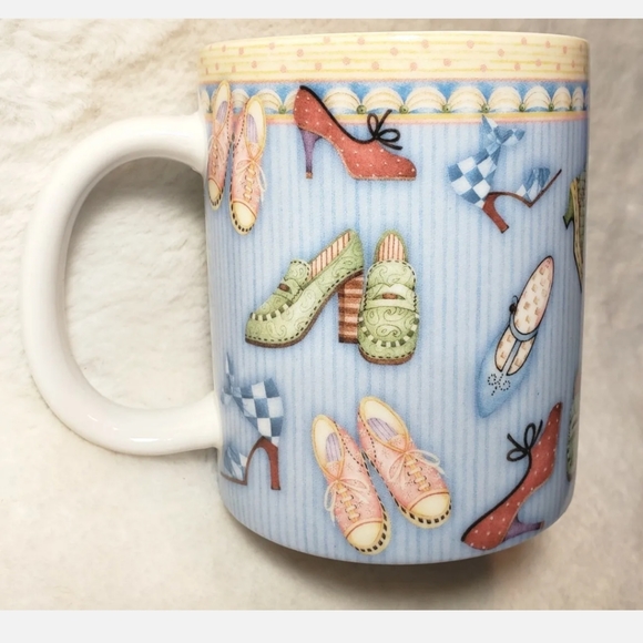 Amcal | Art | Shoe Sale Mug Lets Go Shopping Porcelain Art Mug W Box ...
